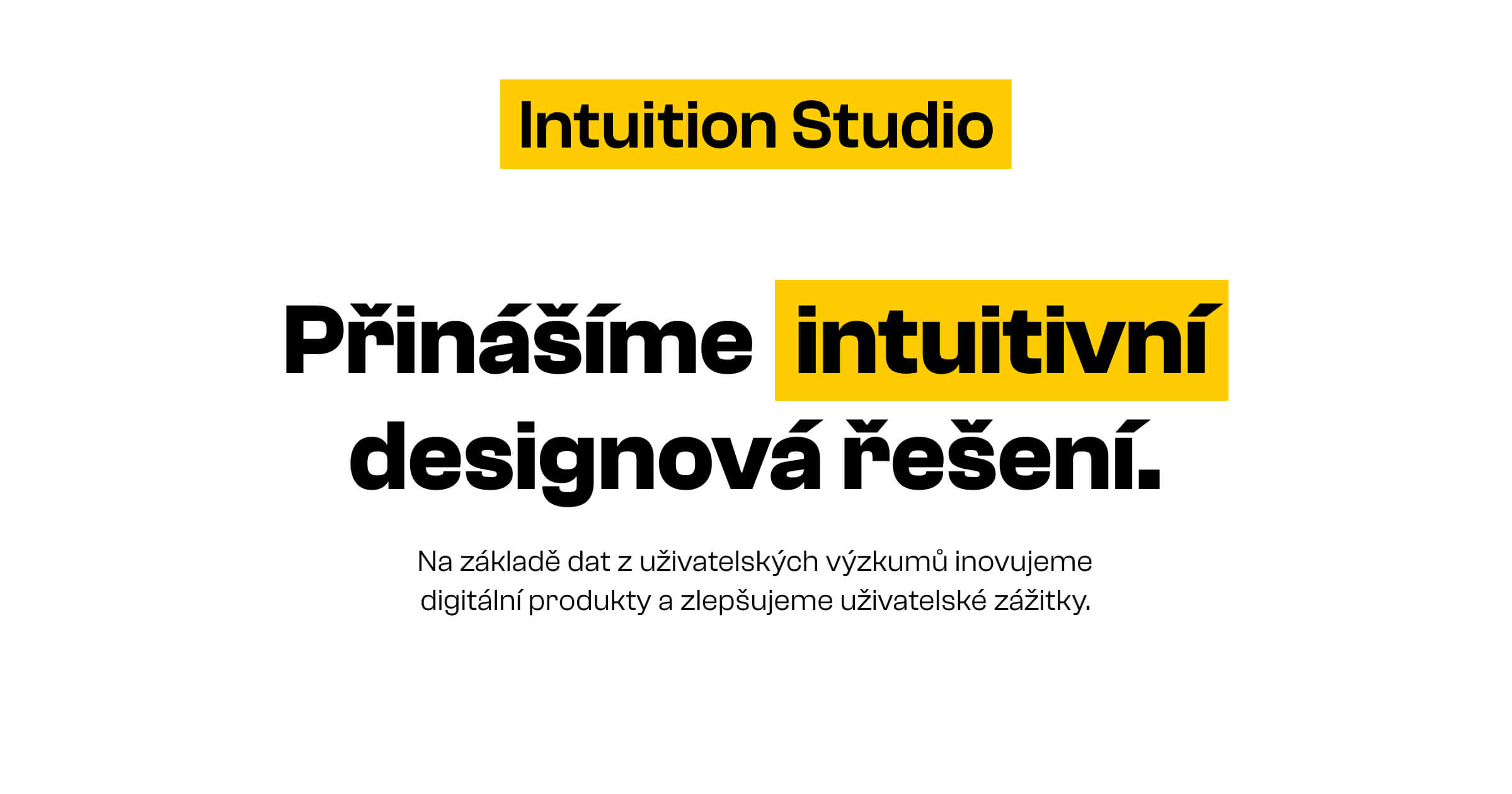 Intuition Studio | Brand, UX/UI Design
